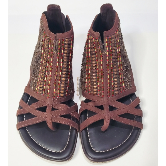 Donald J. Pliner | Shoes | Rare Donald J Pilner Boho Gypsy Beaded Slip ...